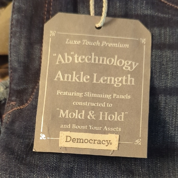 Democracy | Jeans | Democracy Luxe Touch Ankle Jeans In Dark Blue ...